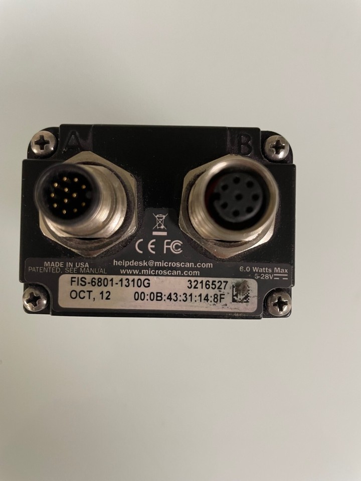 Microscan QX Hawk FIS-6801-1310G fixed barcode scanner Omron | eBay