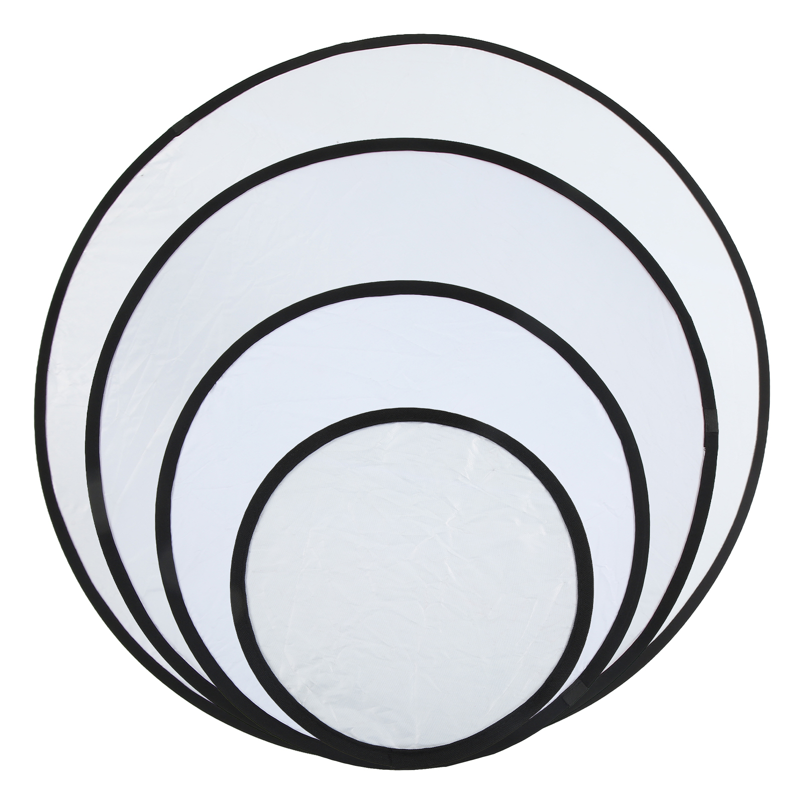 Silver White 2 In1 Reflector Portable Round Photography Light Reflector ...