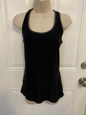 Xersion Women Activewear Top Large Black Tank Top Racerback Workout ...
