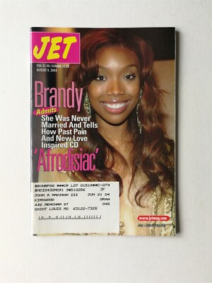 Jet Magazine August 9, 2004 - Singer Brandy New CD Afrodisiac | eBay