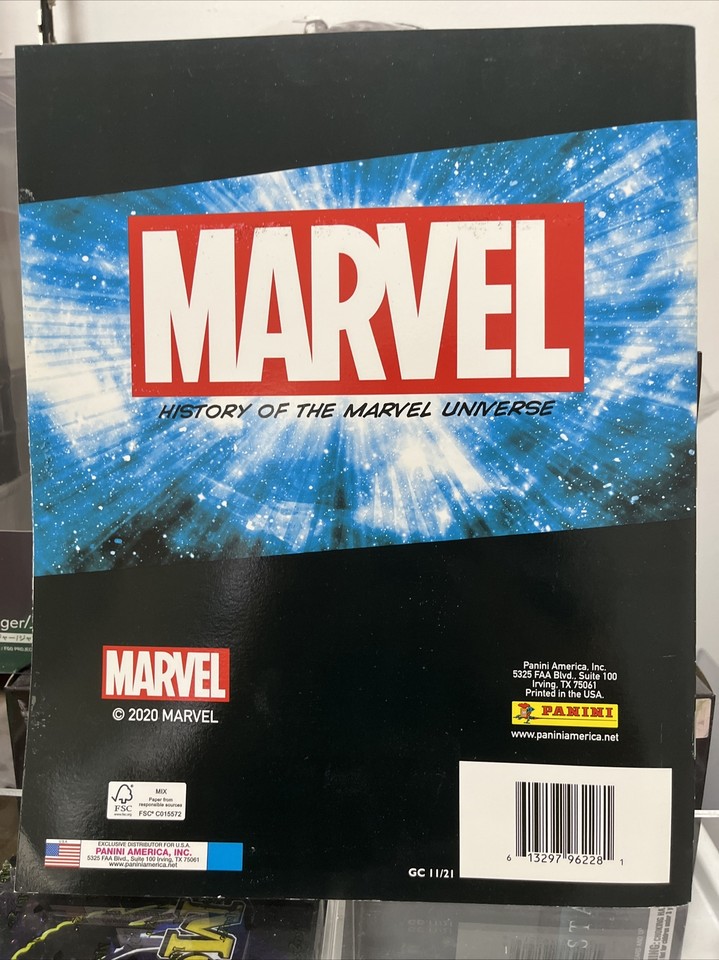 Marvel Comics 80 Years Anniversary Sticker Album Panini NEW with wear ...