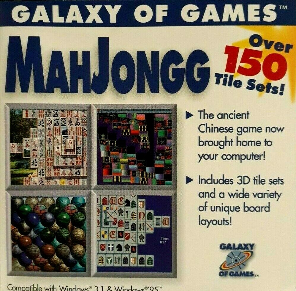 Galaxy of Games Mahjongg (PC,CD-ROM, 1997) WITH MANUAL | eBay