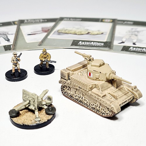 Axis & Allies North Africa UK M3 Stuart 2-Pounder Antitank Gun Bren ...