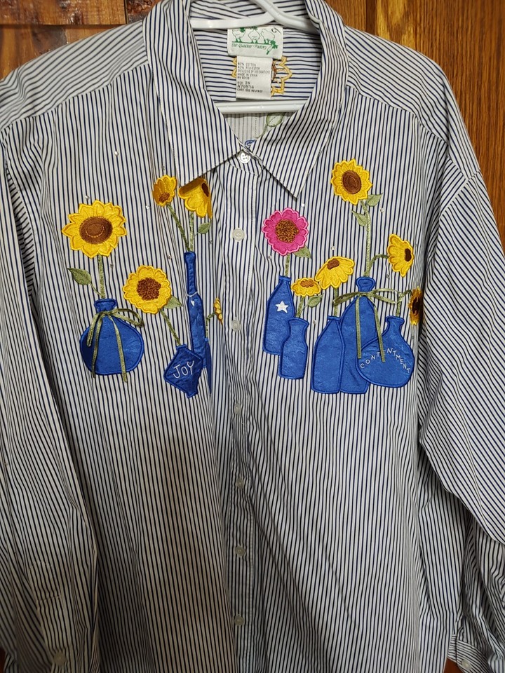 Long Sleeve Shirt 3X Quacker Factory. | eBay