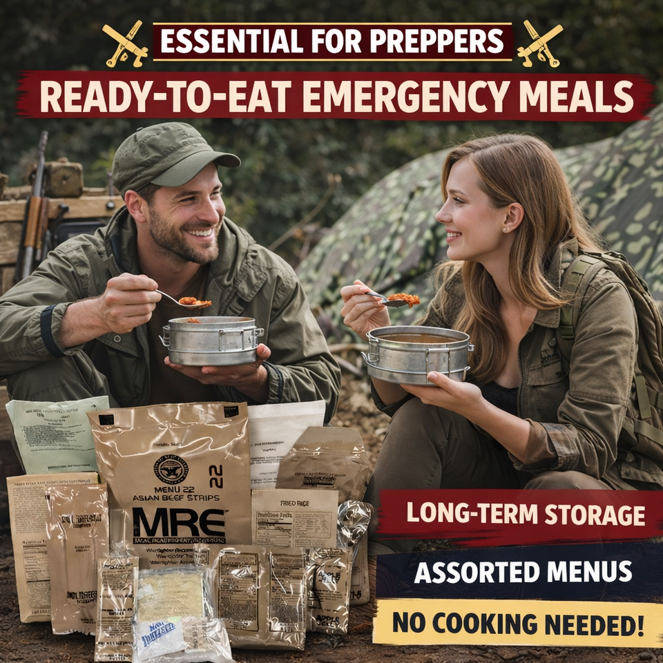 U.S. Military MRE Meals | Emergency Food Supply for Survival ...