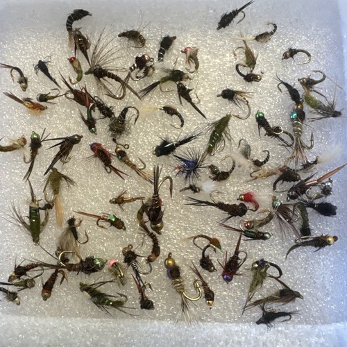 Bulk Lot Of 80 + Count Of Freshwater Fishing Flies , All Types | eBay