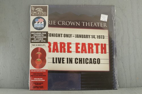 RARE EARTH Live in Chicago MOTOWN 2021 2xLP sealed RED VINYL Record ...