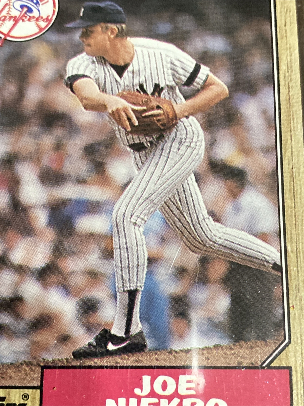 1987 Topps Joe Niekro Card 344 With Errors | eBay