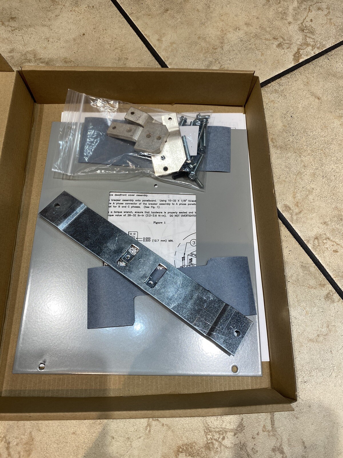 EATON PRL1A/PRL2A MAIN BREAKER KIT 225 AMP 3 PHASE INCLUDING THE COVER ...