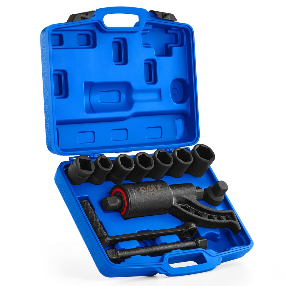 Heavy Duty Torque Multiplier Set 1" Drive Lug Nut Wrench w 8 Sockets 21 ...