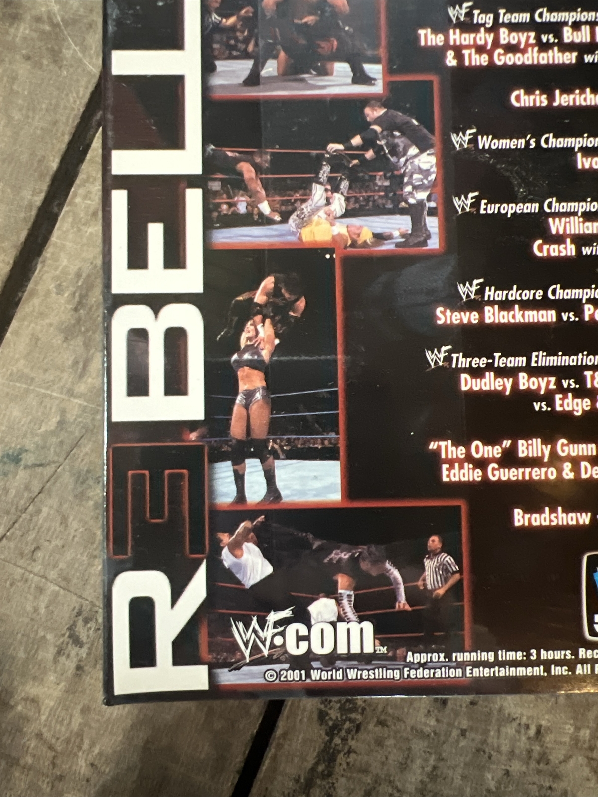 WWF REBELLION - WWF DIVAs Ivory vs Lita ( VHS 2001 WWF ) NEW Sealed ...