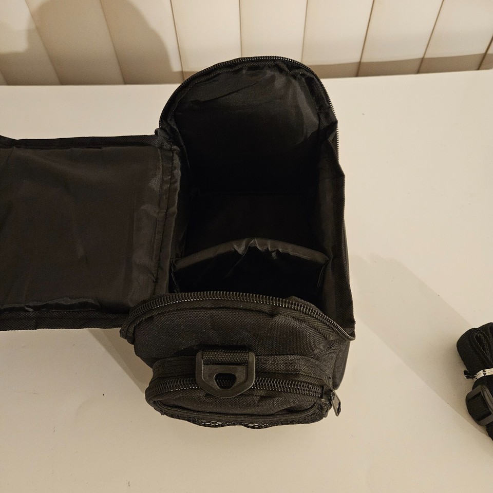 Vivitar Digital Camera Large 4 pocket Gadget Bag Lens Carrier With ...
