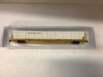 Athearn #15028 N scale “Southern TTBX” 89' auto rack flat car Rd ...