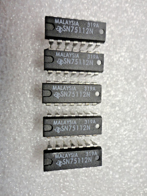 5Pcs, SN75112N Texas Inst. Dual Line Driver, 14 Pin Quick and Safe USA ...