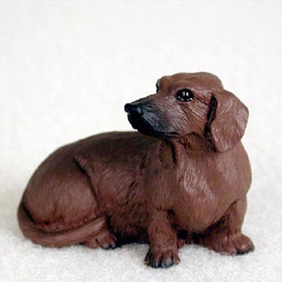 Figurine Peinte À La Main De Teckel Mini Rouge | eBay