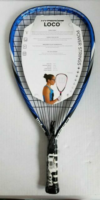 Wilson Hyperion LOCO Extreme Power Strings Hybrid Racquet 107" 205g # ...
