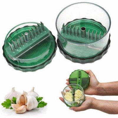Garlic Press Chopper Ginger Mincer Garlic Grater Mini Portable ABS | eBay