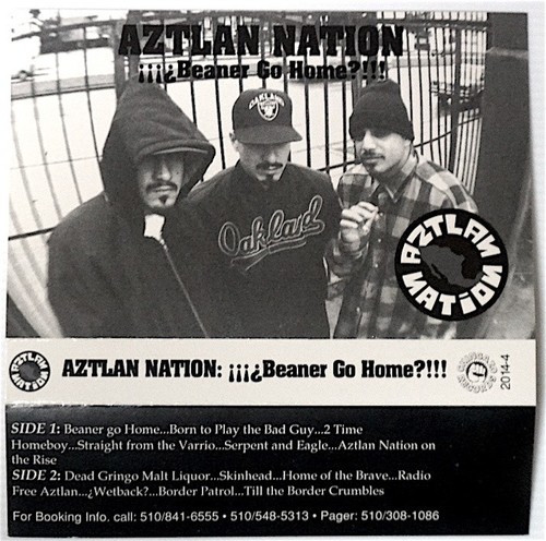 Aztlan Nation / Beaner Go Home Cassette 1995 | eBay
