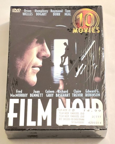 Film Noir - 10 Movie Set (DVD, 2004, 5-Disc Set) Factory Sealed NEW ...