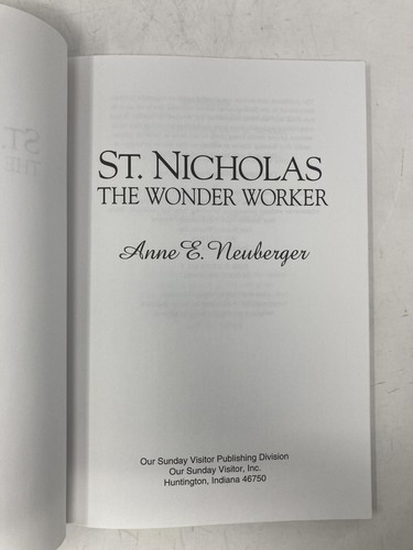 St Nicholas the Wonder Worker by Anne E Neuberger First 1st Edition LN ...