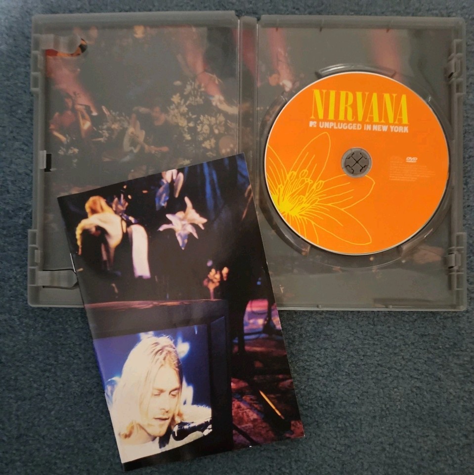 Nirvana MTV Unplugged in New York DVD Live Acoustic Performance Concert ...