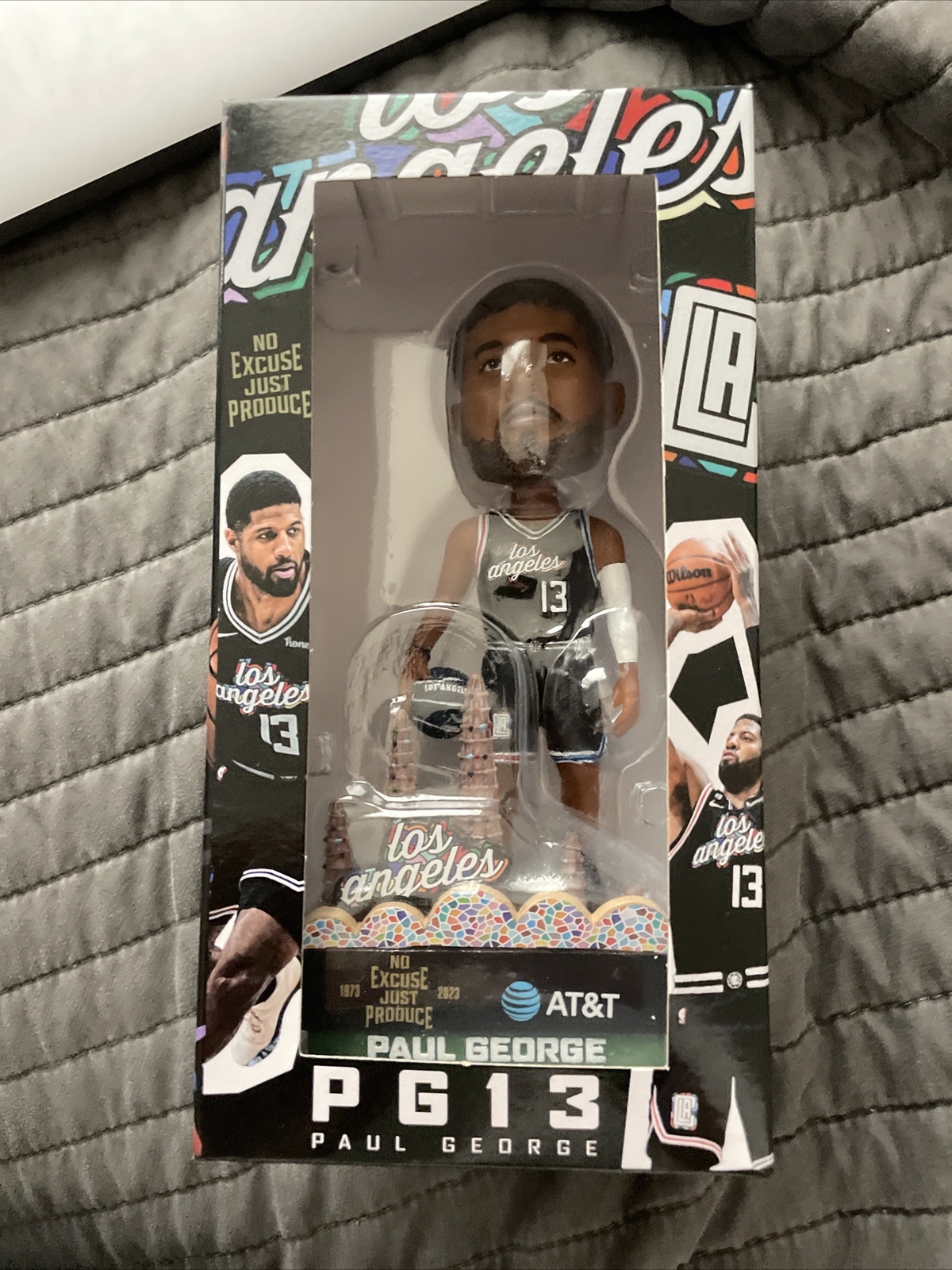 Los Angeles Clippers Paul George City Edition Jersey Bobblehead SGA 4/8 ...