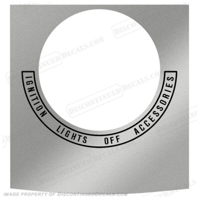 Fits Harley Davidson Softail Motorcycle Dash Ignition Decal - 1994-1995 ...