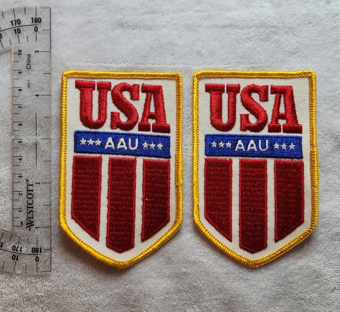 USA AAU Vintage Boxing Patch Bunch of 2 - Great Condition | eBay