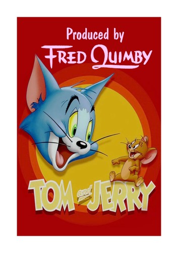 Tom & Jerry A4 Fred Quimby reproduction signature poster with choice of ...
