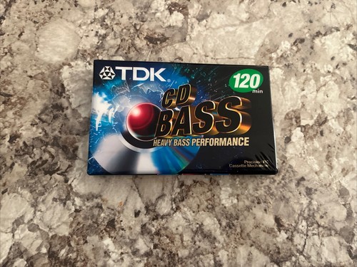 TDK 120 Minute CD Bass Blank Audio Cassette Tape-Brand New Factory ...