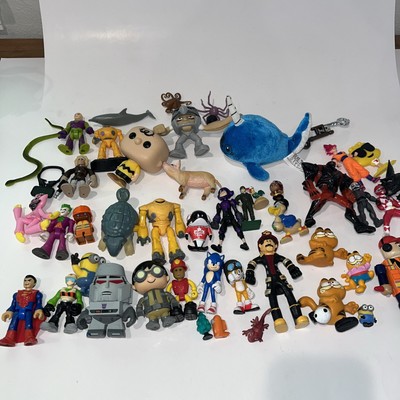 Random Toy Lot. Imaginext, Transformers, Garfield, Sonic, Dragon, Pig ...