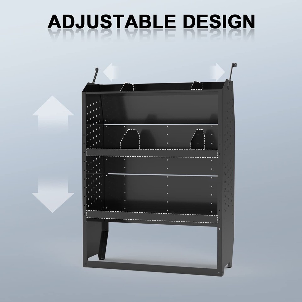 Van Shelving Storage for Transit Connect,Chevy City Express,Promaster ...