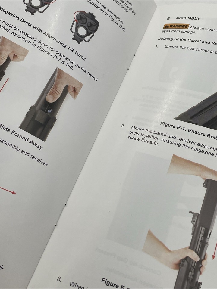 Kel-Tec Keltec KSG Instruction & Parts Owners Manual Original | eBay