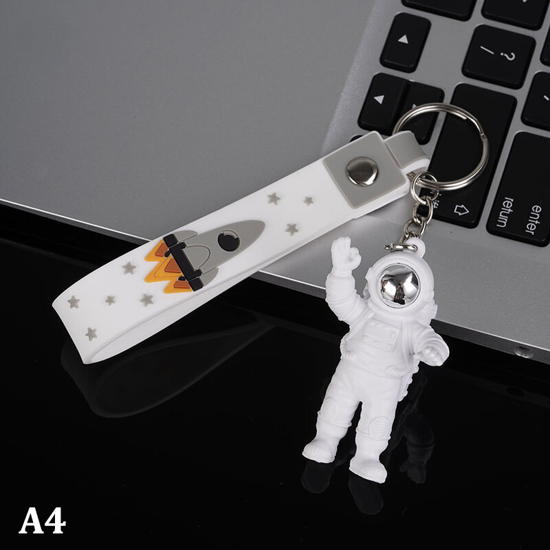 New Astronaut Decor Action Figures And Moon Keychain Resin Astronaut ...