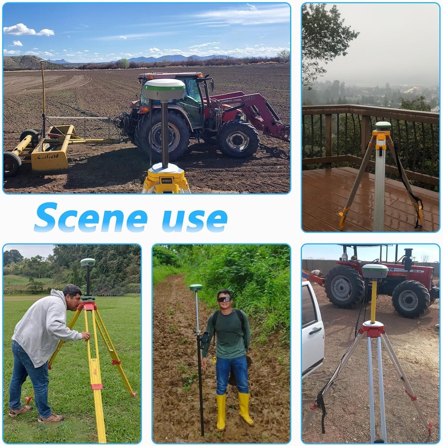 RTK GPS Survey Equipment High Accuracy GNSS Receiver Static Surveying ...