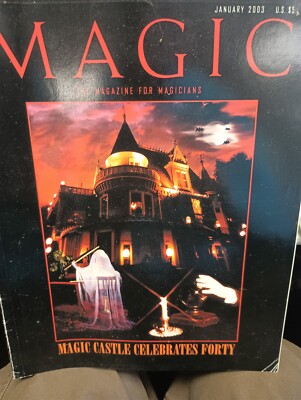 Magic Castle Celebrates Forty Magic Magazine Issue January 2003 | eBay