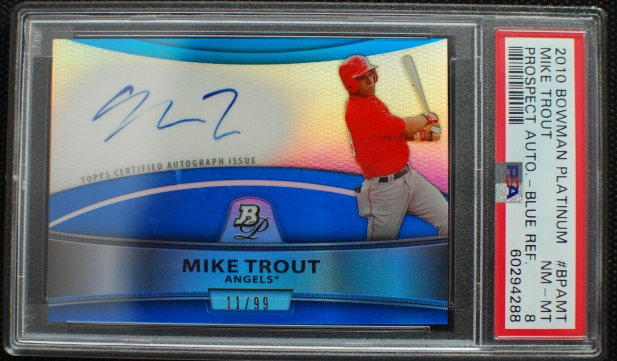 Mike Trout | Autographed Baseball Memorabilia & MLB Merchandise