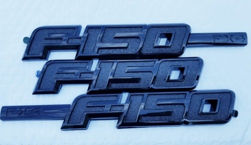 3pcs of Black F150 Fx4 Side Emblem for F-150 Rear Badge F-150 | eBay