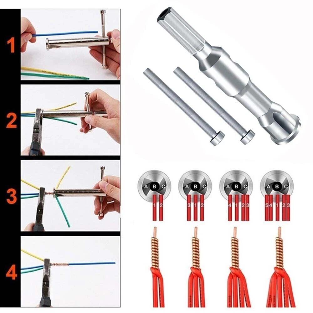 Twisting Wire With A Drill