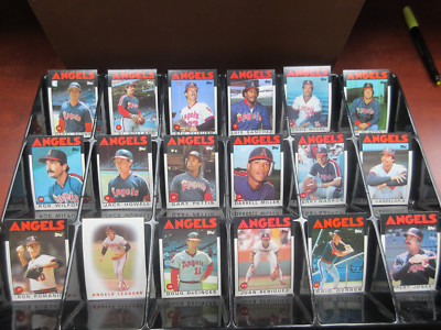 1986 Topps Angels 31 Card Team Set | eBay