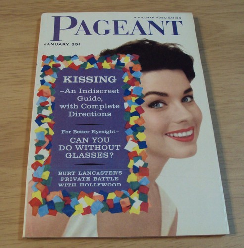 1959 Magazine "PAGEANT"~Guide to KISSING~Photos of GIRLS~EXCELLENT~ | eBay