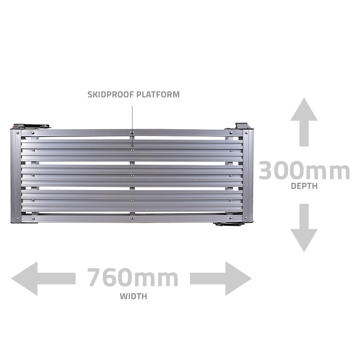 Aluminium Hop up Step Ladder Odd Job Folding Stool Platform Work Bench ...