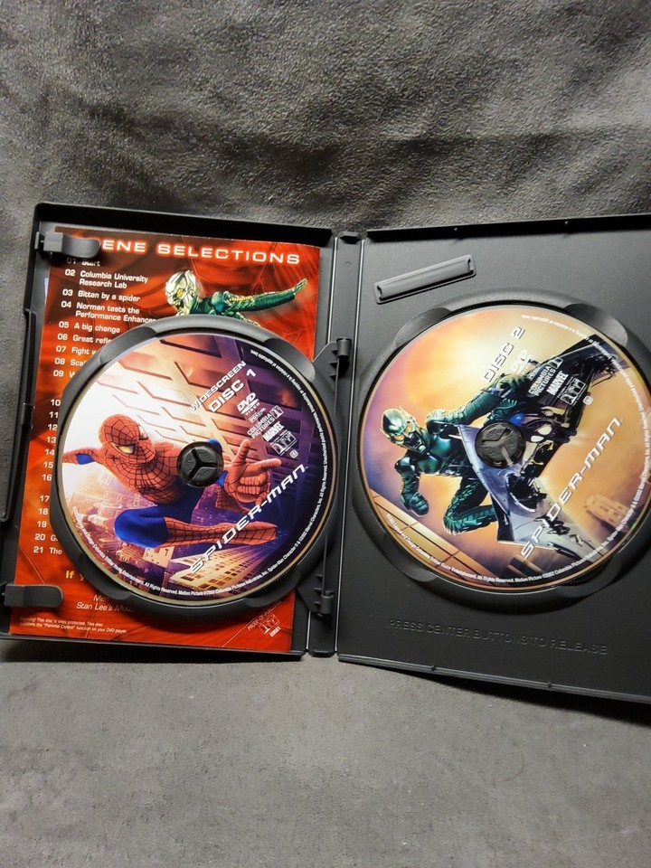 Spider-Man (DVD, 2002) 43396096615| eBay