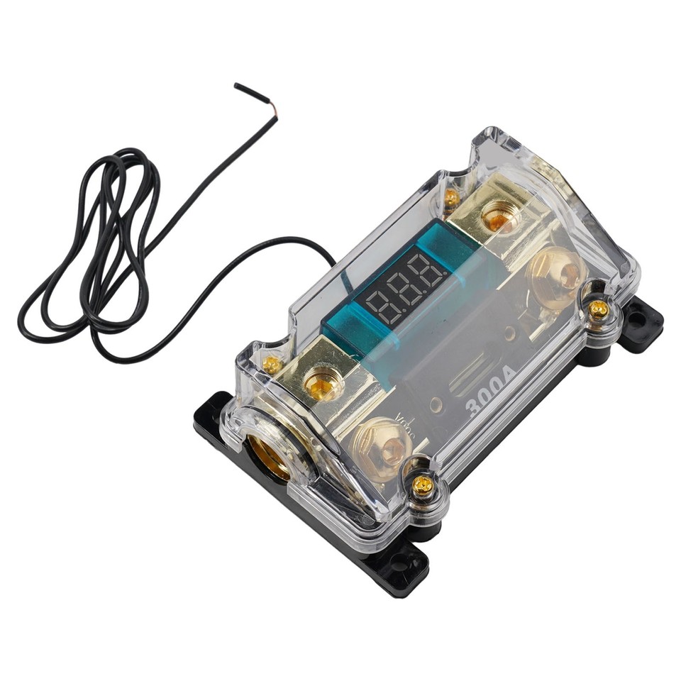 Holder ANL Fuse 300 Amp Black Car Audio LED Digital Display M3-Thread ...