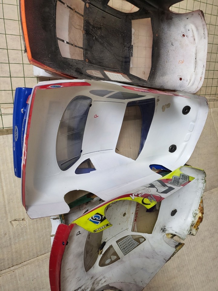 Lot Of 6 RC Car Body Shell NASCAR Losi Team Associated Earnhardt ...