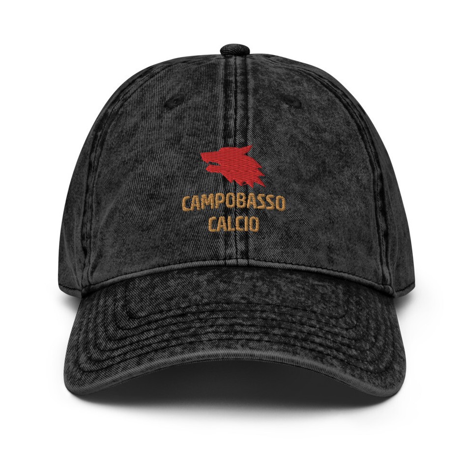 Campobasso Calcio Minimalist Design Embroidered Vintage Cap Soccer ...