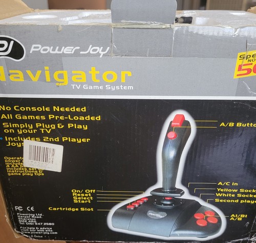 Power Joy Navigator TV Game System with Cartridge #G716 | eBay
