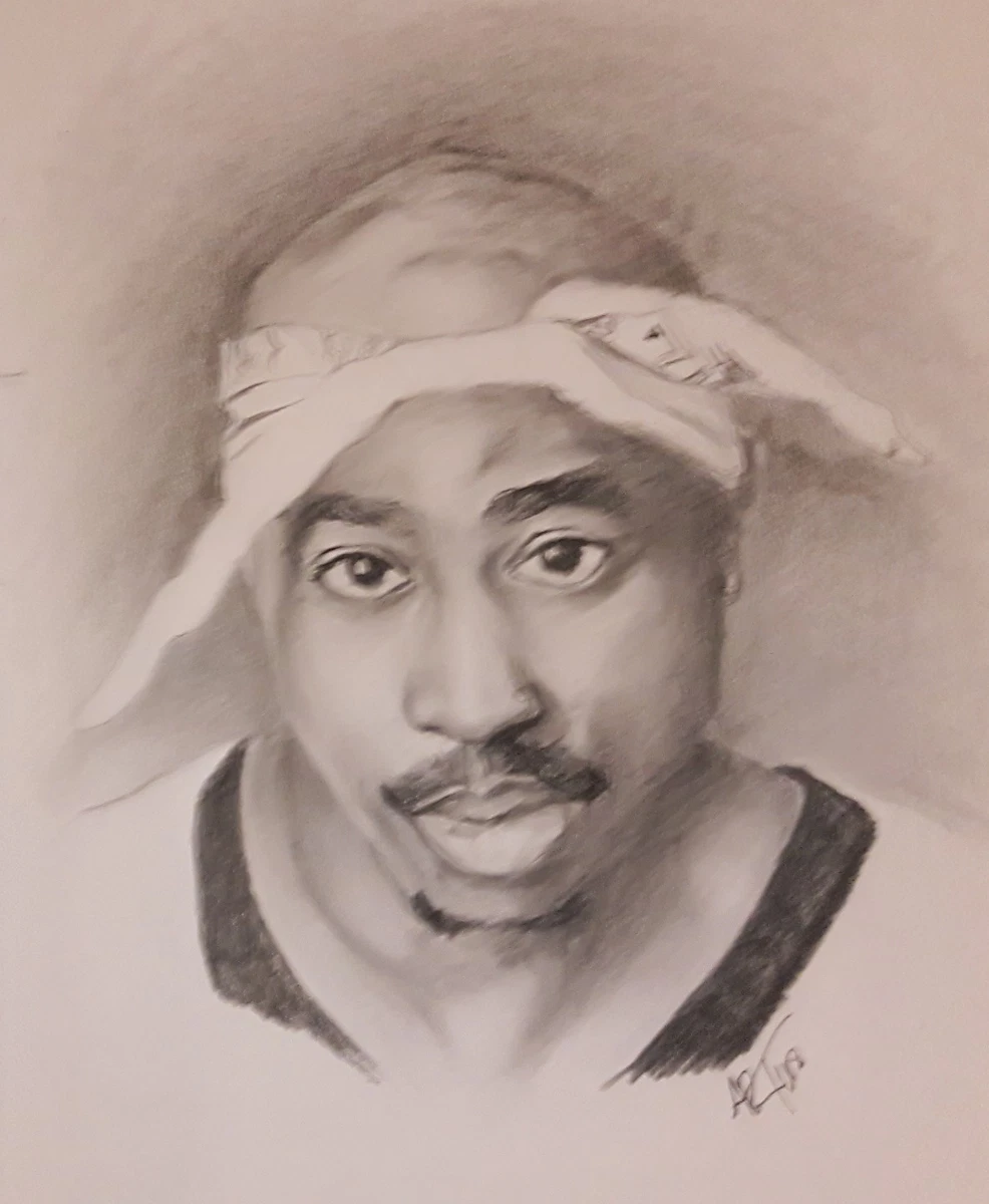 Tupac Pencil Drawing
