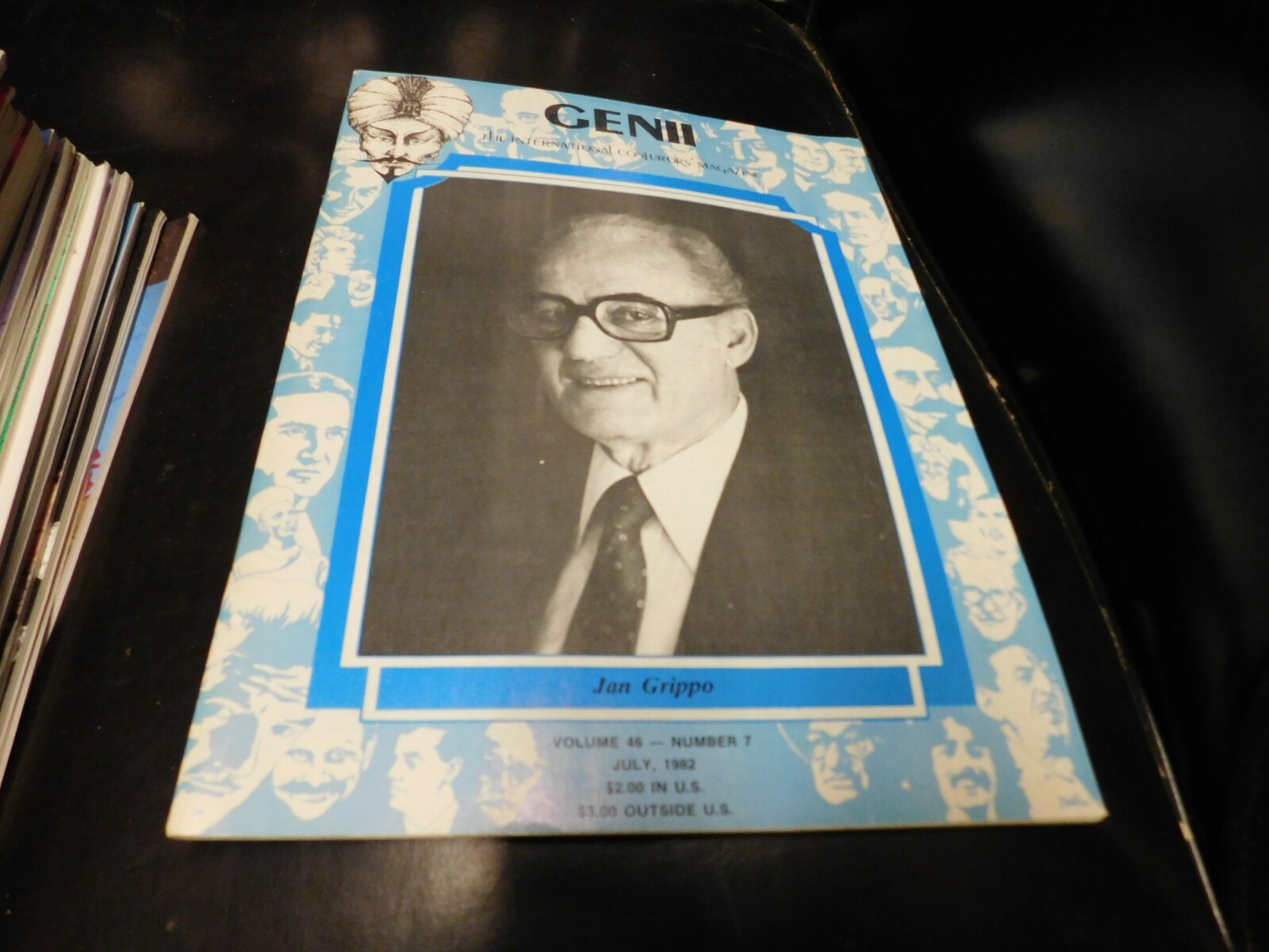Genii Conjurors' Magic Magazine Magician Jan Grippo July 1982 | eBay