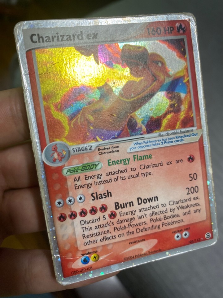 2004 Pokemon EX Fire Red Leaf Green Charizard ex 105/112 | eBay